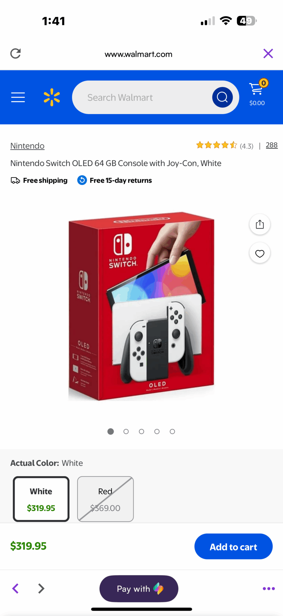 Nintendo Switch Buy Now, Pay Later: Play Now