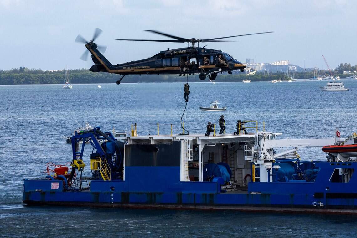 Miami-Dade police debut robotic dog during exercise at PortMiami ...