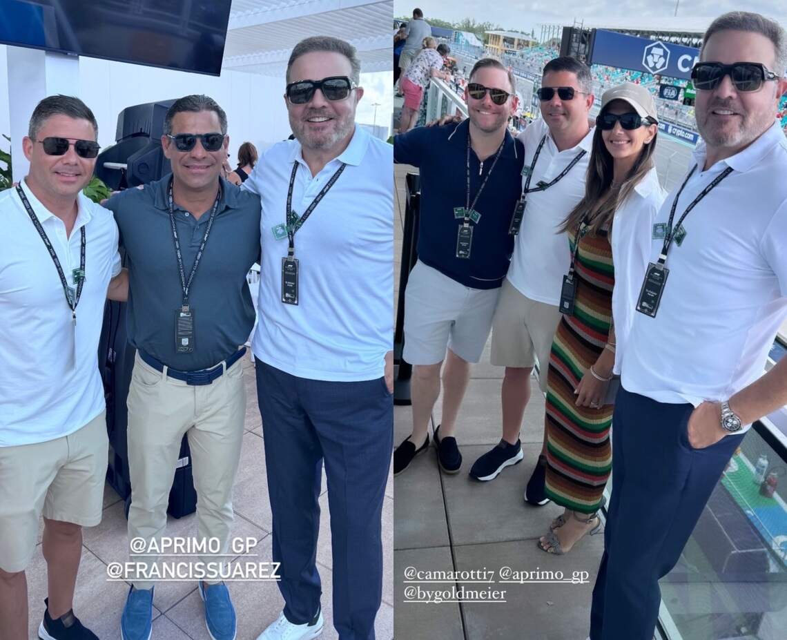 Francis Suarez went to Formula 1 with private equity partners | Miami ...