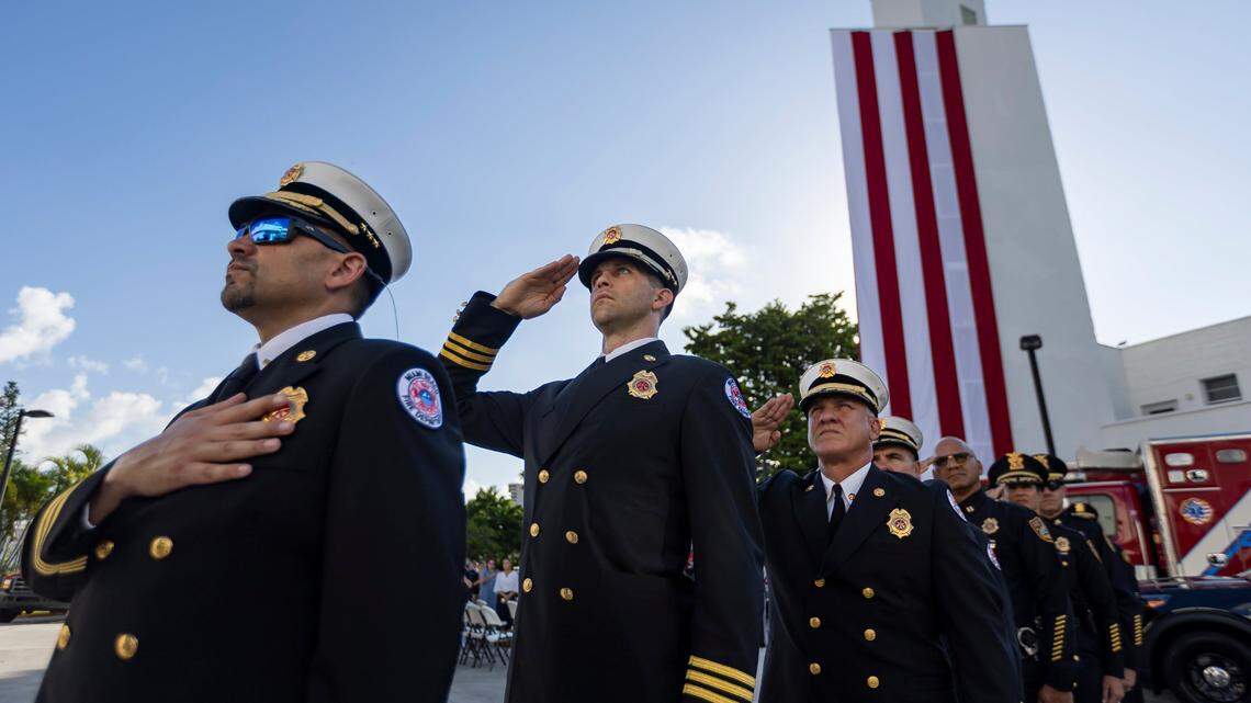 Photos: Miami-area cities commemorate 9/11’s 22nd anniversary | Miami ...