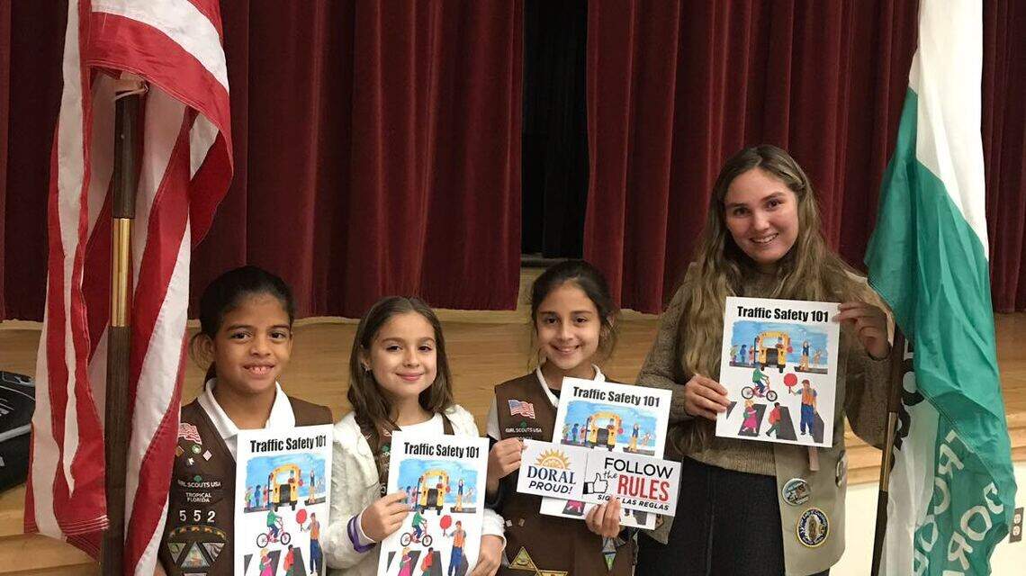 She earned Girl Scouts’ top honor by teaching rules of road | Miami Herald