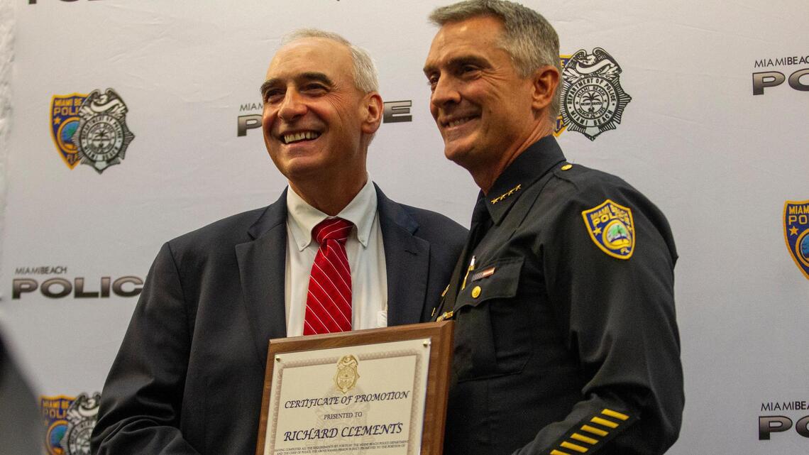 Richard Clements sworn in as new Miami Beach police chief | Miami Herald