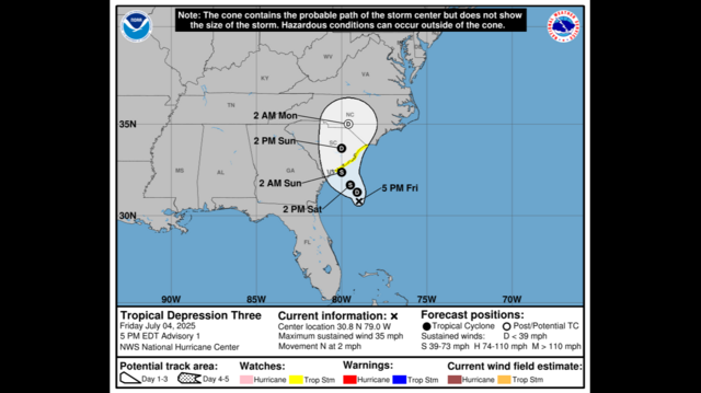 Tropical Depression 3: location, direction, storm watches | Miami Herald