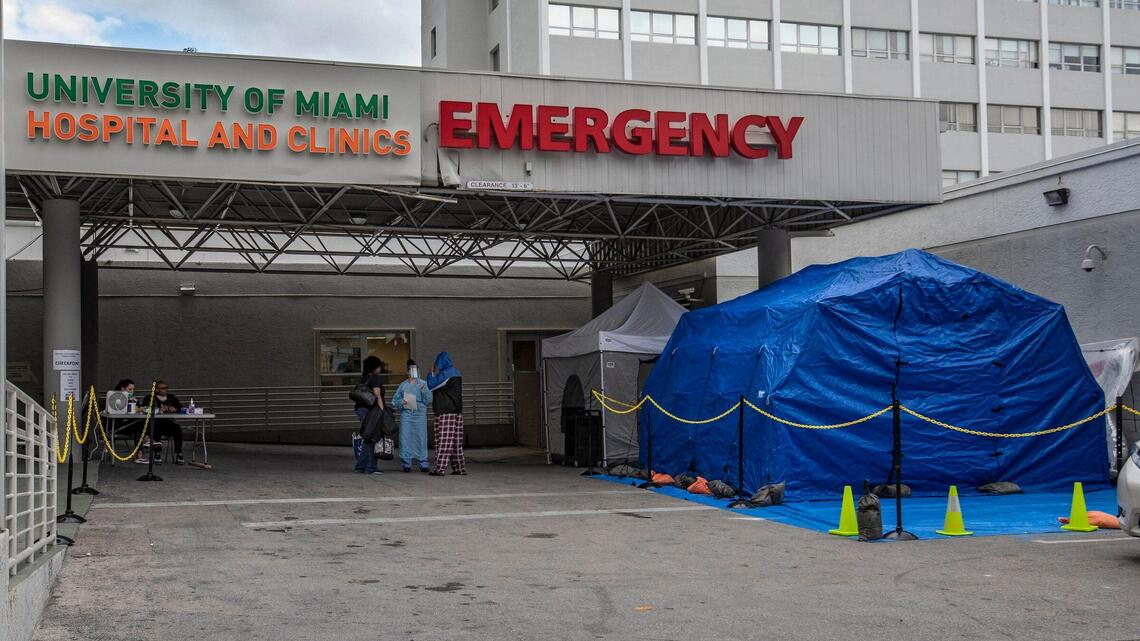 Miami-Dade hospitals reporting record COVID patient volume | FL Keys News