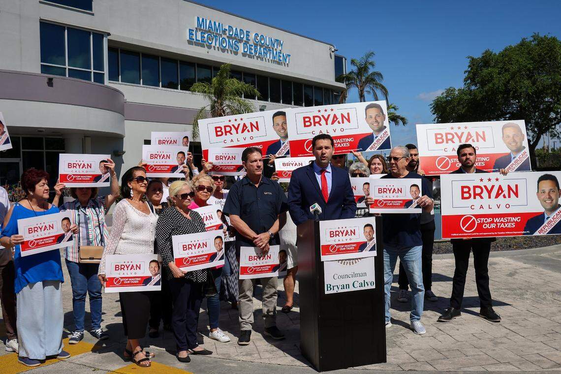 Hialeah’s Bryan Calvo runs for Miami-Dade tax collector 2024 | Miami Herald