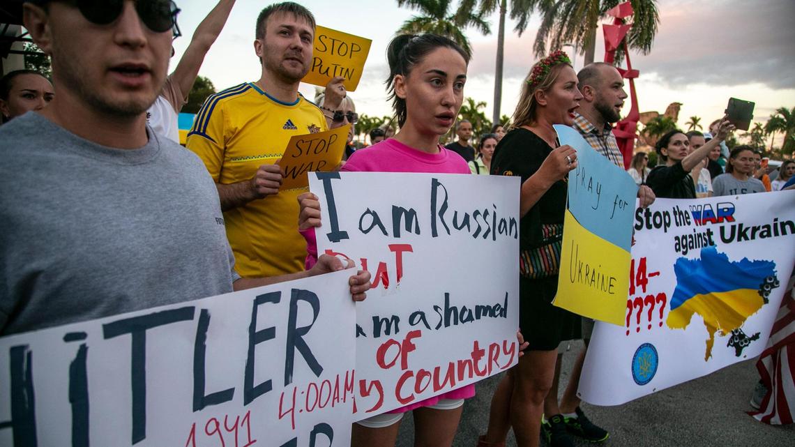Some Russians in Sunny Isles condemn invasion of Ukraine | Miami Herald