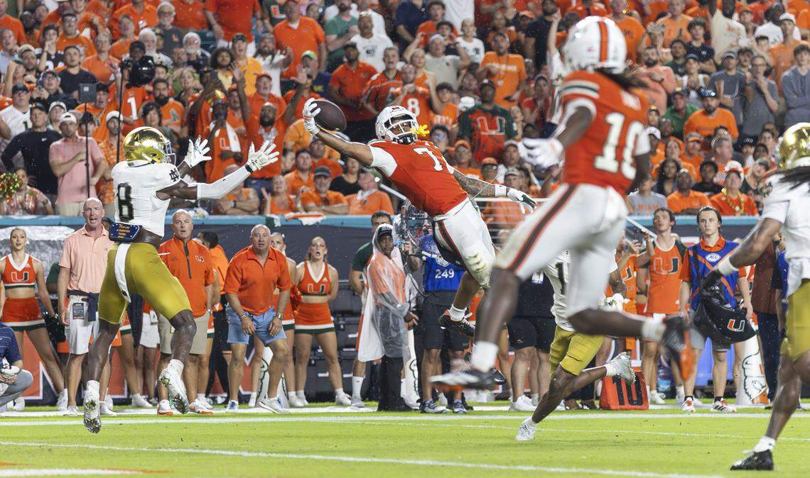 UM football excelling with transfer portal decisions | Miami Herald