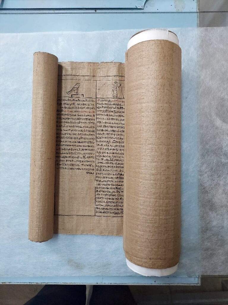 Spells found on 52-foot papyrus from Egyptian tomb: photos | Miami Herald