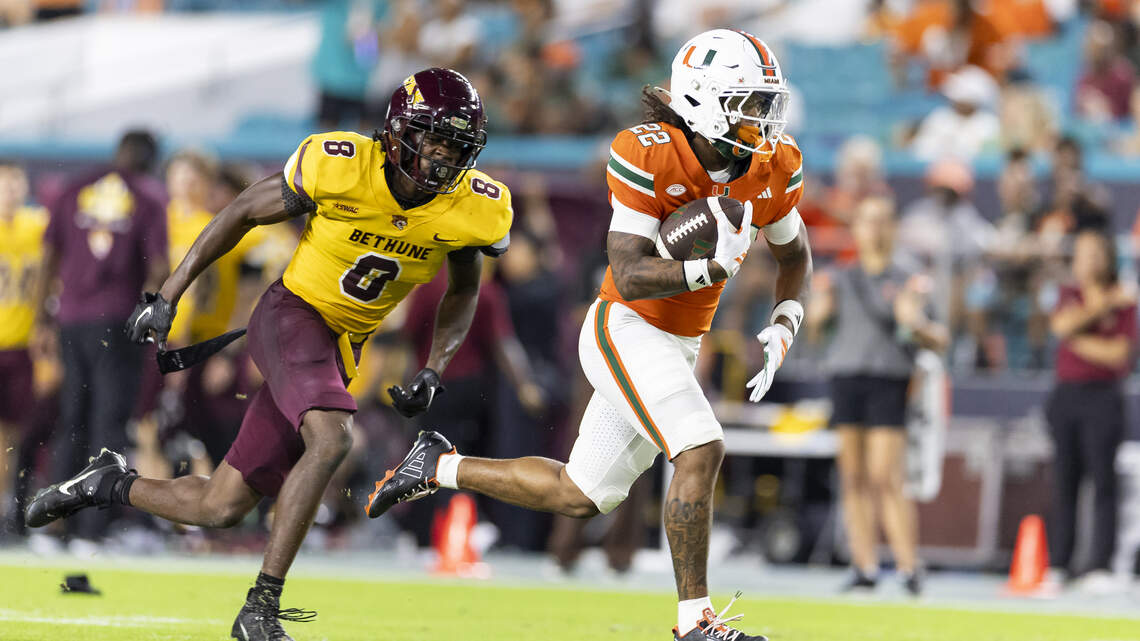 Miami Hurricanes’ freshmen impactful vs. Bethune-Cookman | Miami Herald