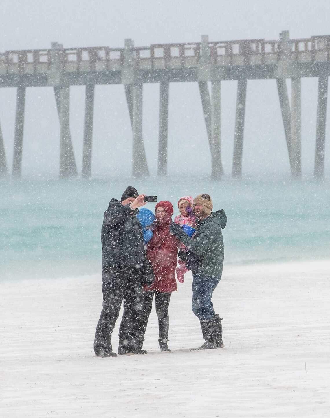 Florida Panhandle’s rare snow. What people are saying, seeing | Miami ...