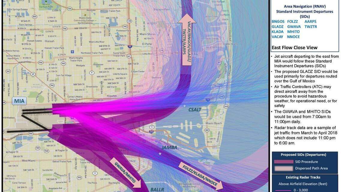 Miami-Dade cities appeal FAA plan to narrow flight paths | Miami Herald