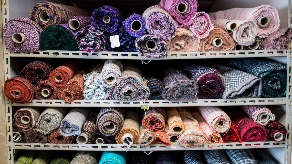 This Miami store carries fashionable fabrics by major fashion designers ...
