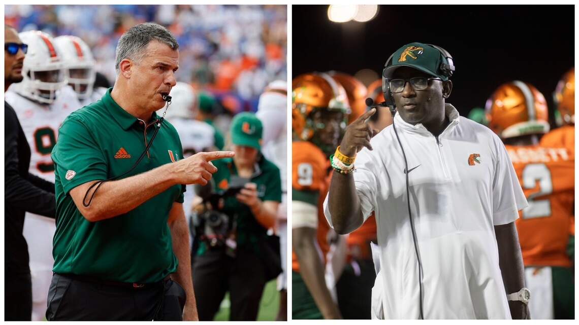 Miami’s Mario Cristobal’s relationship with FAMU’s James Colzie | Miami ...