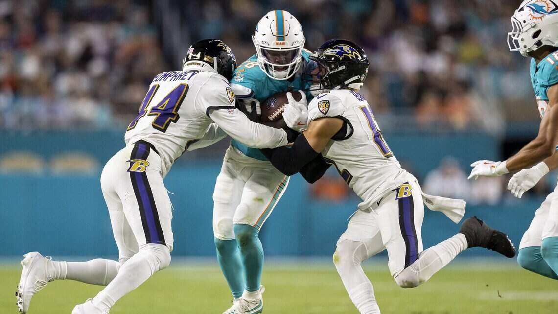 Five takeaways from Ravens’ lopsided 28-6 win against Dolphins | Miami ...