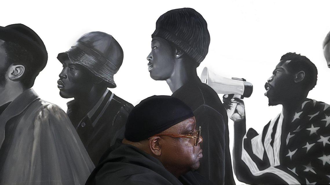 Miami muralist Addonis Parker showcases art in Opa-locka | Miami Herald