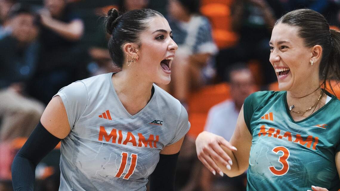 Heat lineage: Miami volleyball fueled by NBA fathers and grit | Miami ...