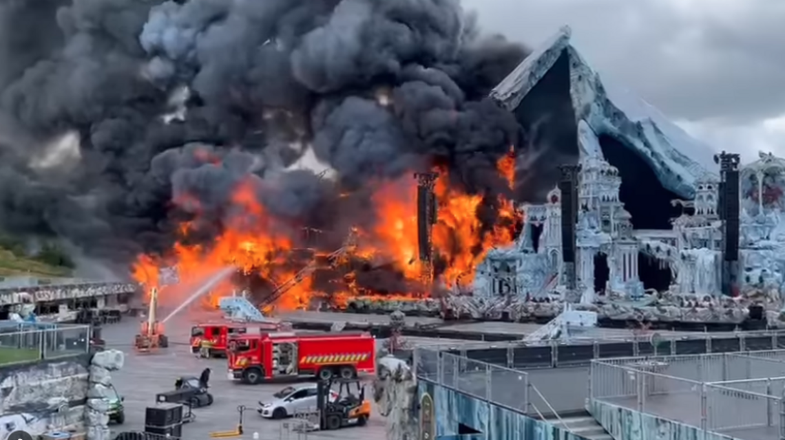 Tomorrowland stage fire engulfs iconic Belgium festival | Miami Herald