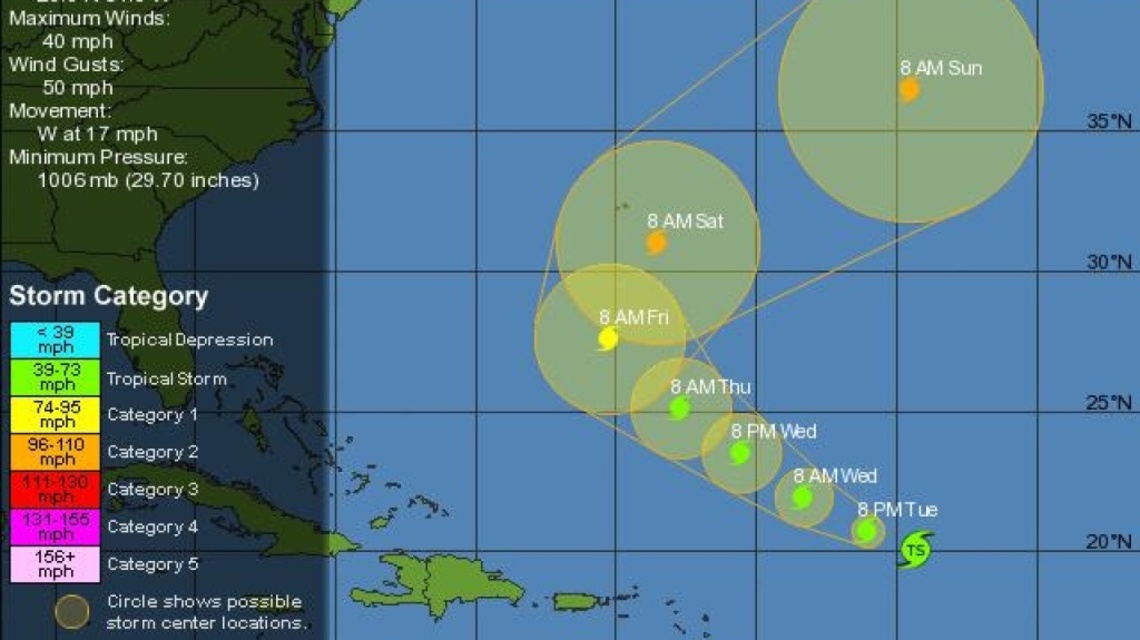 Tropical Storm Karl continues to battle wind shear | Miami Herald