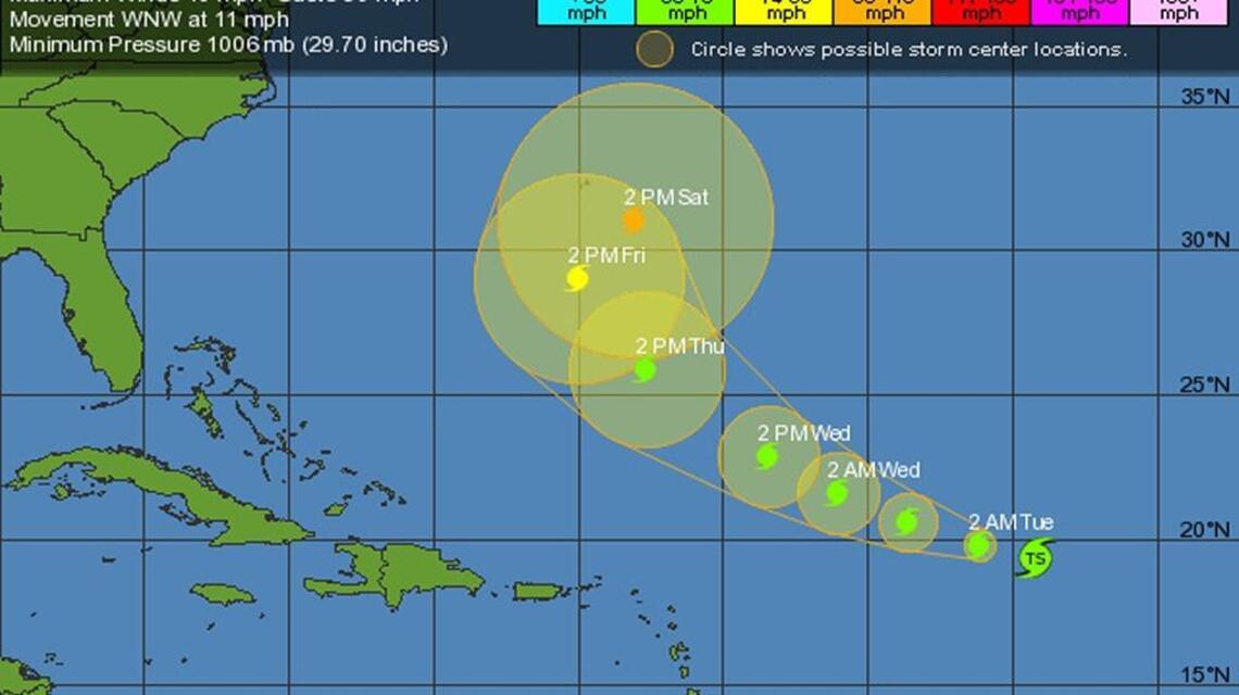 Tropical Storm Karl likely to become a hurricane in the central ...
